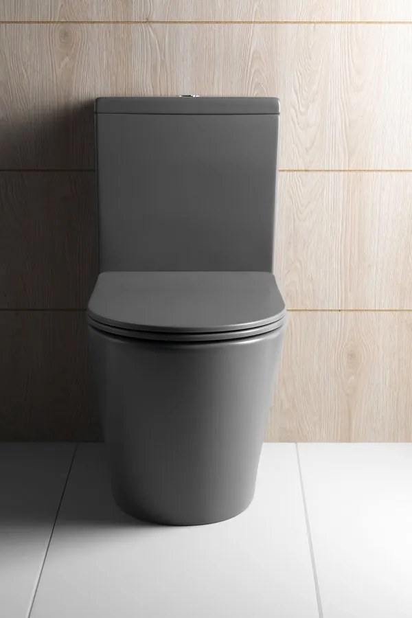 Sapho Sapho, DARIO RIMLESS WC kombi mísa s nádržkou, spodní/zadní odpad, bílá, PC1012WRGR