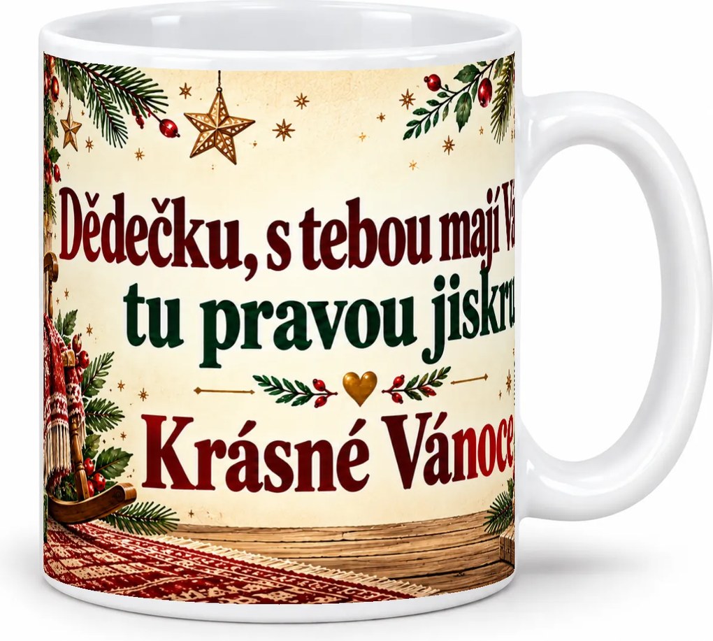 Vánoční hrnek pro dědečka – 300 ml