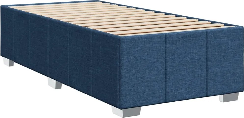 Rám postele bez matrací modrá 90x200 cm textil 3284810