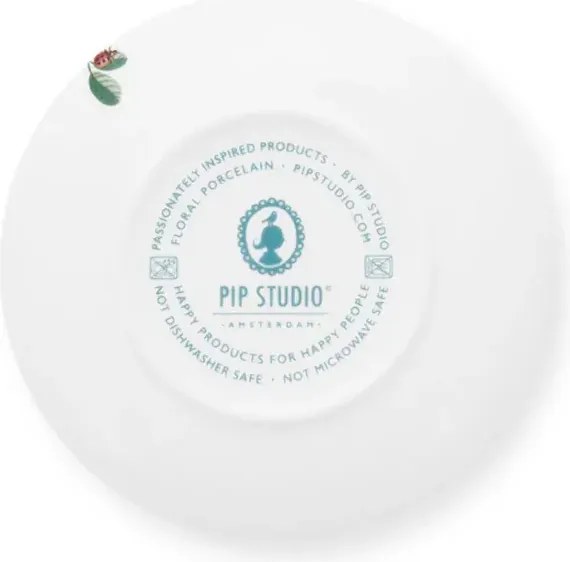 Pip Studio La Majorelle cappuccino šálek s podšálkem 270ml, růžový (porcelánový šálek s podšálkem)