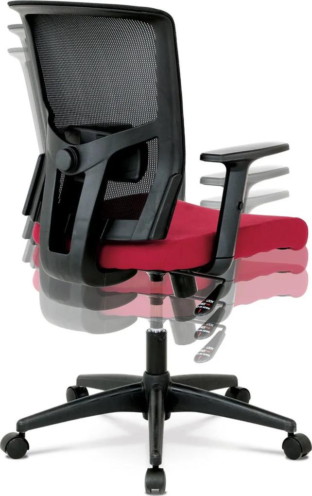 Autronic Kancelářská židle KA-B1012 BOR, vínová