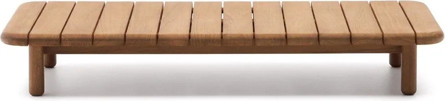 Zahradní odkládací stolek z teakového dřeva 70x140 cm Turqueta – Kave Home