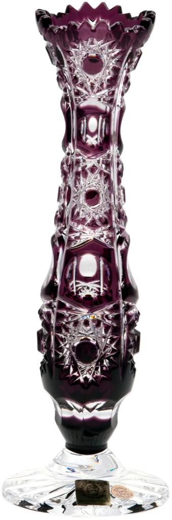 Váza Petra, barva fialová, výška 205 mm