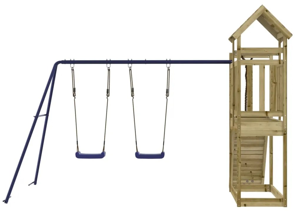 vidaXL Dětské hřiště na zahradu impregnované borové dřevo