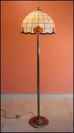 Vitrážová stojanová lampa Retro 40