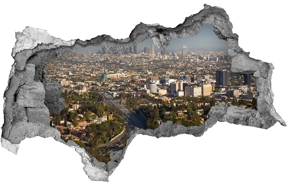 Wallmuralia Fototapeta díra na zeď 3D Los Angeles 95x73 cm