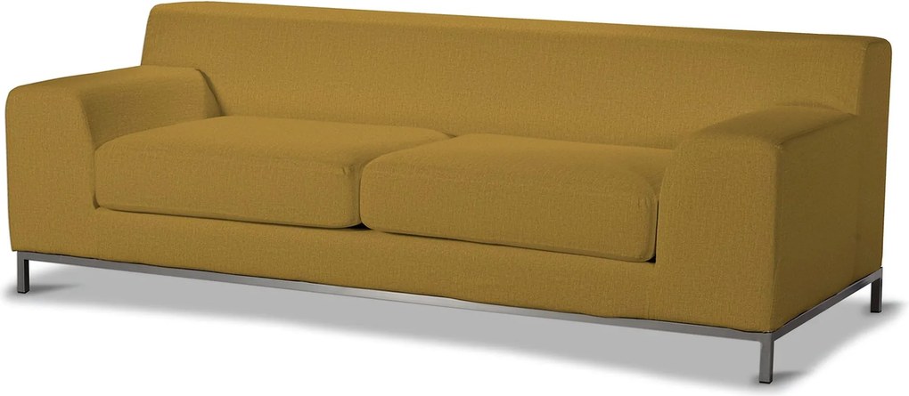 Potah na pohovku IKEA  Kramfors 3-místná barva žlutá látka pletený vzor