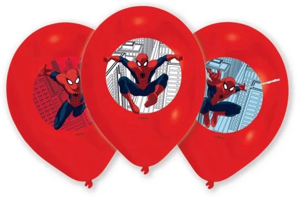 Spiderman balonky 6ks 27,5cm