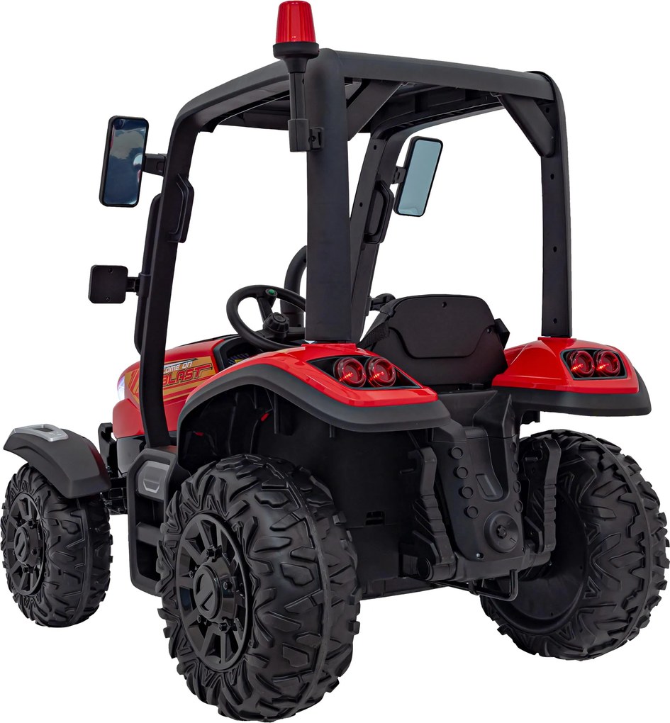 Ramiz Traktor BLAST s přívěsem Červený