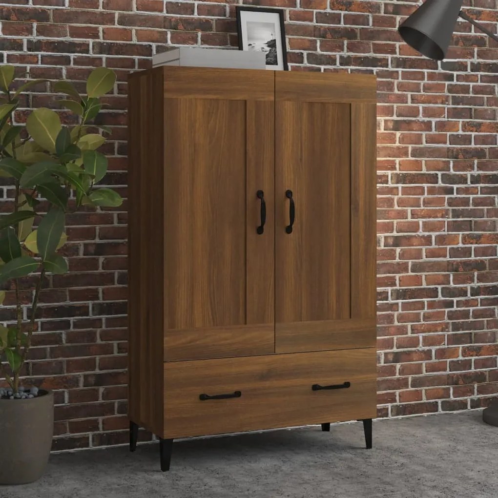 vidaXL Highboard 70 x 31 x 115 cm kompozitní dřevo [812577] Barva: hnědý dub