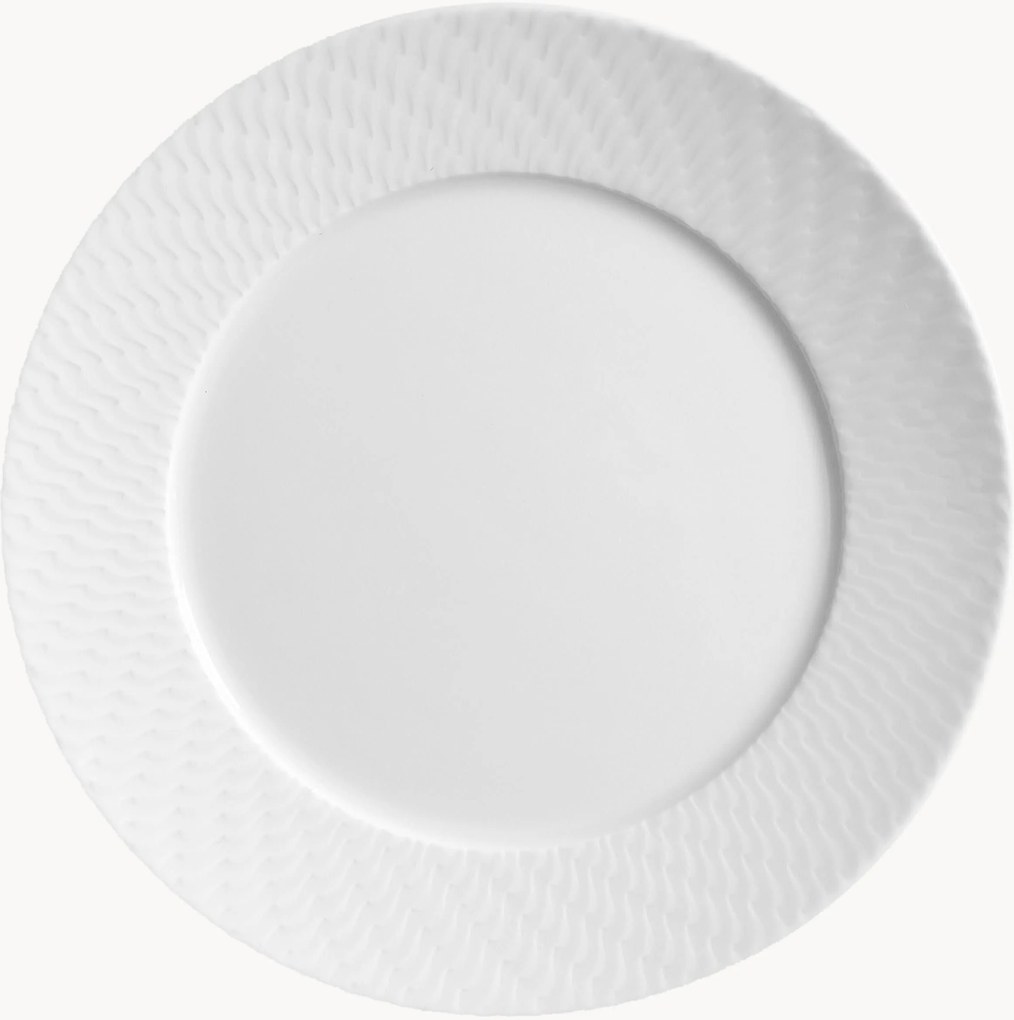 Ručně vyrobené snídaňové talíře z porcelánu No. 41, 2 ks