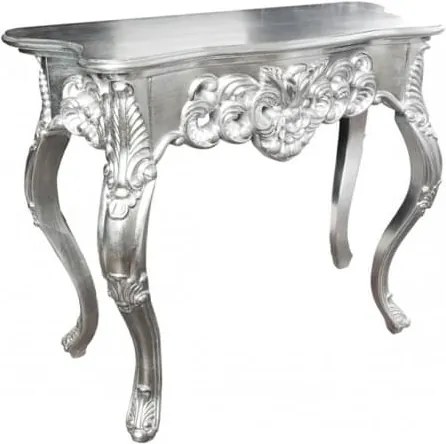 INV Konzolový stolek Verona 85cm stříbrný
