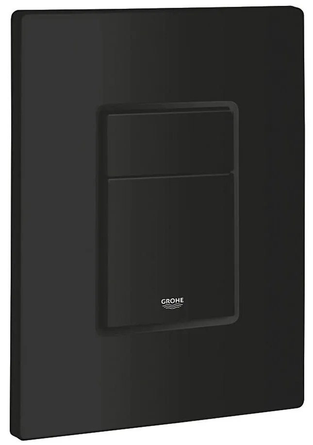 GROHE 389662430 - Splachovací tlačítko EVEN 156 × 197 mm černá 389662430
