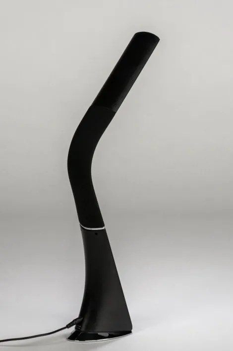 Stolní designová LED lampa Tyax Black
