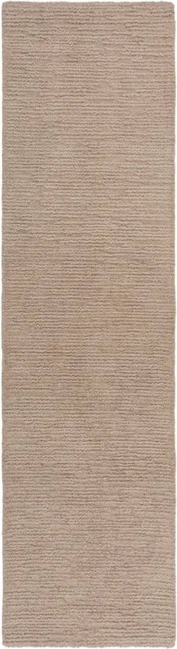Béžový ručně tkaný vlněný běhoun 80x230 cm Harris Boucle – Flair Rugs