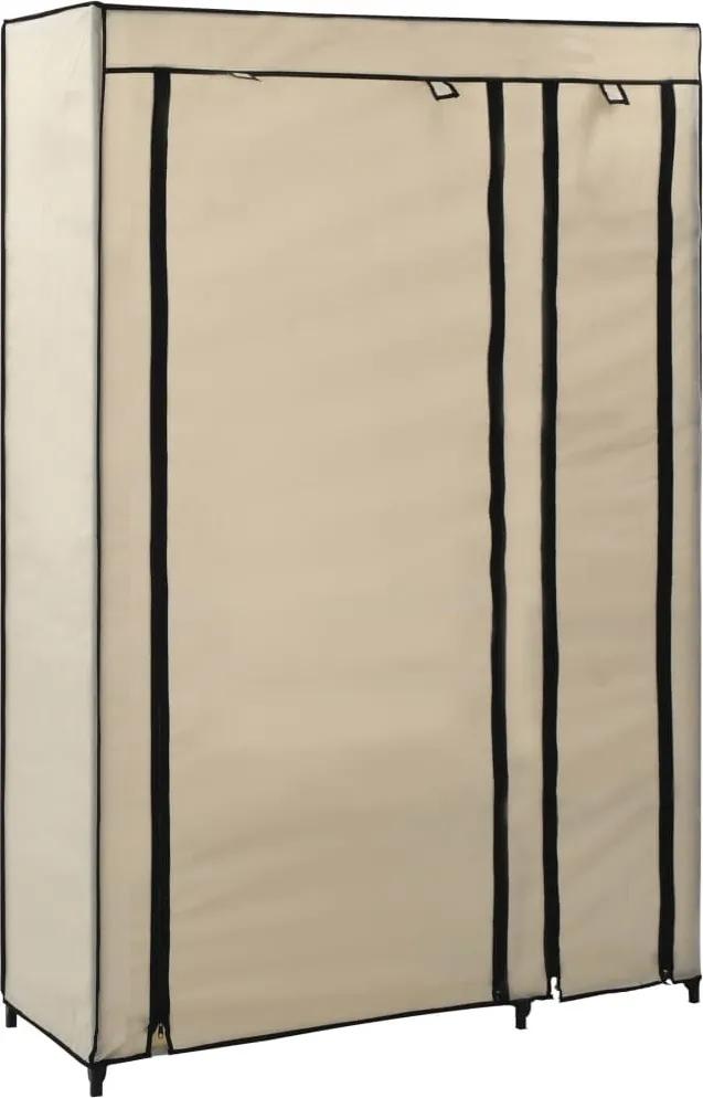 vidaXL Skládací skříň 110 x 45 x 175 cm [282423] Barva: Černá