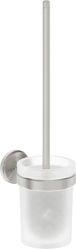 Mexen Gravo, nástěnný WC kartáč, broušená ocel, 70A93071-97