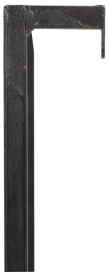 Matně černá police z mangového dřeva 120 cm Maddison – Light & Living