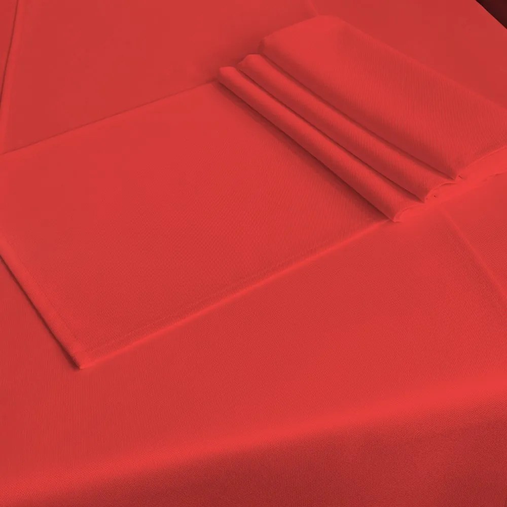 Teflonový ubrus 240 g / m2 - červená 120x200 cm