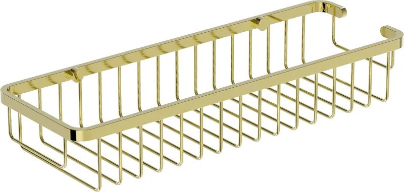 Mexen Uni-L, nástěnný koupelnový košík, zlatá lesklá, 70A8719-50