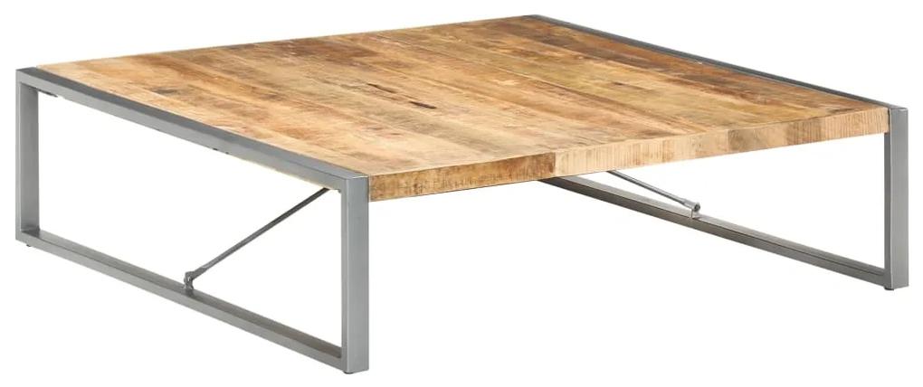 321579 vidaXL Konferenční stolek 140 x 140 x 40 cm hrubé mangovníkové dřevo