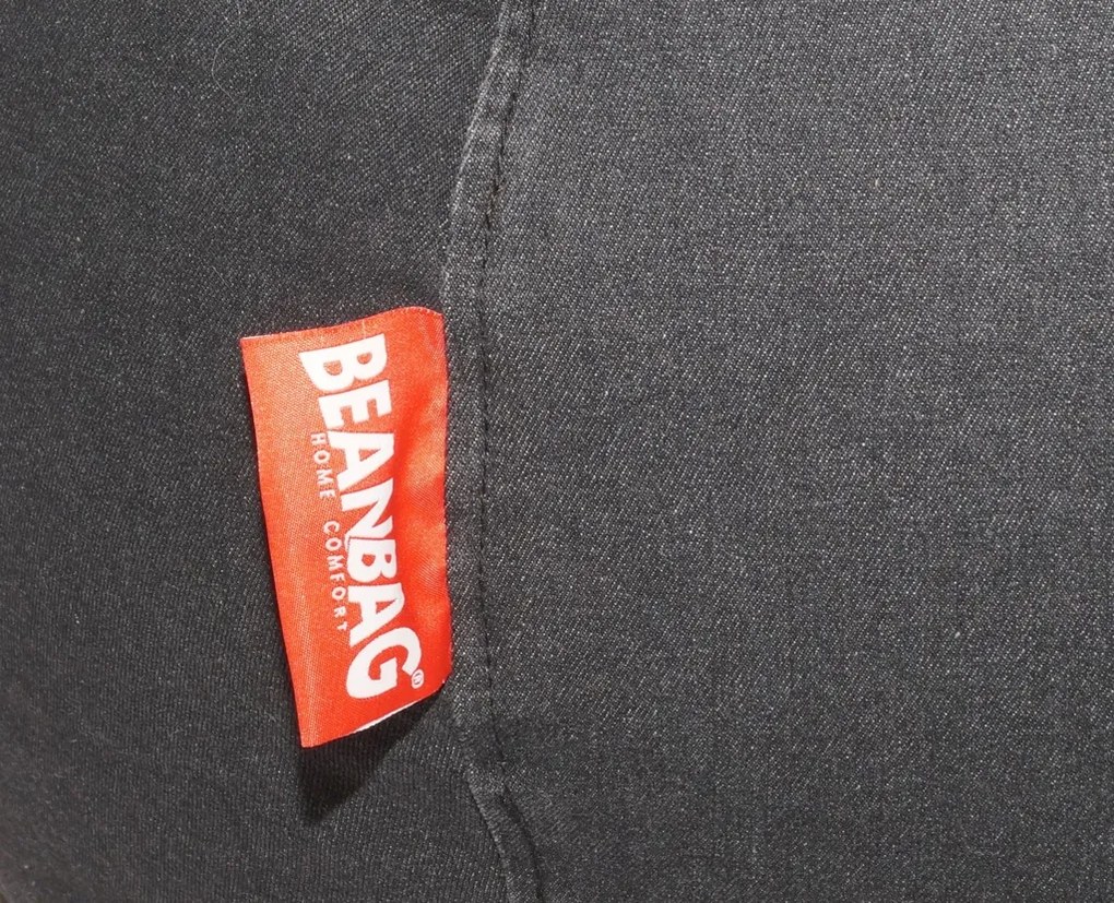 BeanBag Sedací vak Jeans Round black