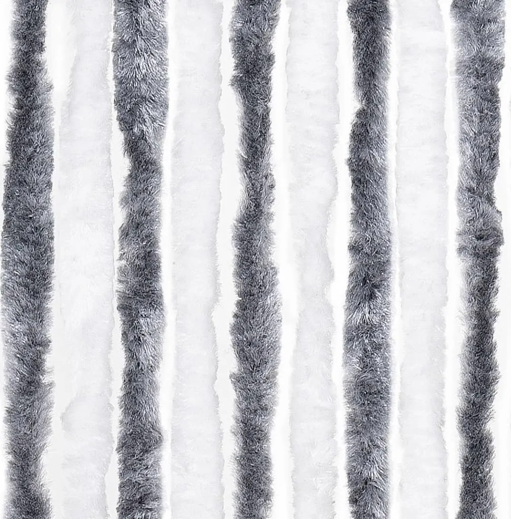 vidaXL Závěs proti hmyzu 100 x 220 cm žinylka [284281] Barva: Světle šedá a tmavě šedá