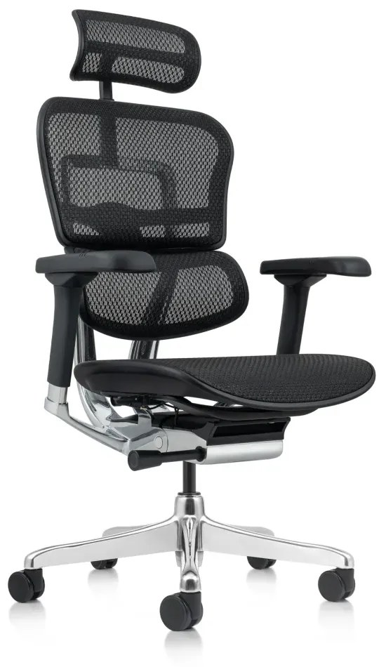 Office Pro Kancelářská ergonomická židle SIRIUS Q24 NEO – celosíť, černá, nosnost 150 kg, záruka 3 roky