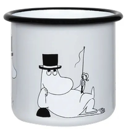 Smaltovaný plecháček Moominpappa Grey 3,7 dl Muurla