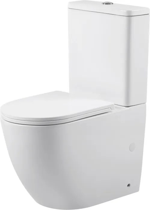 Erga Torre, WC kombi mísa 620x385x835 mm, Tornado 2.0 + toaletní sedátko, bílá lesklá, ERG-V03-TORRE-TO2-WH