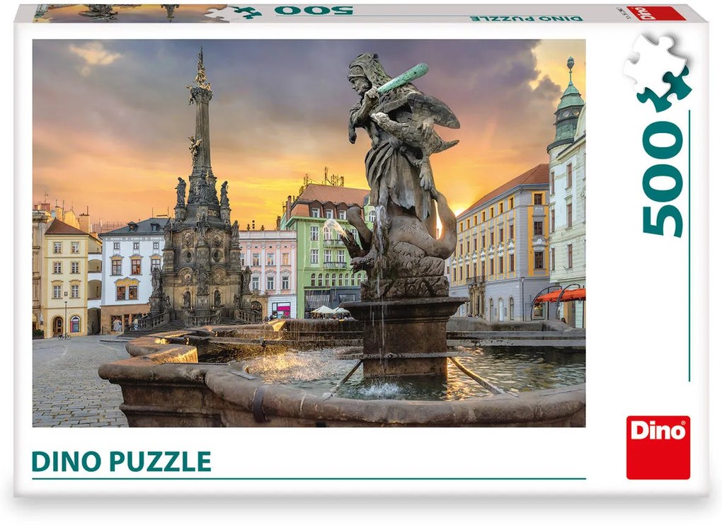 DINO Puzzle Olomouc 47x33cm skládačka 500 dílků v krabici dn502840