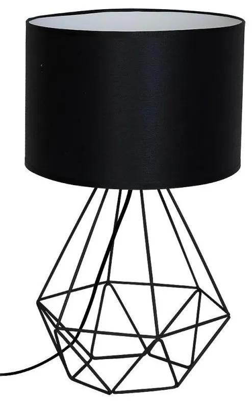 Milagro Stolní lampa BASKET 1xE27/60W/230V černá DE7201 | BIANO