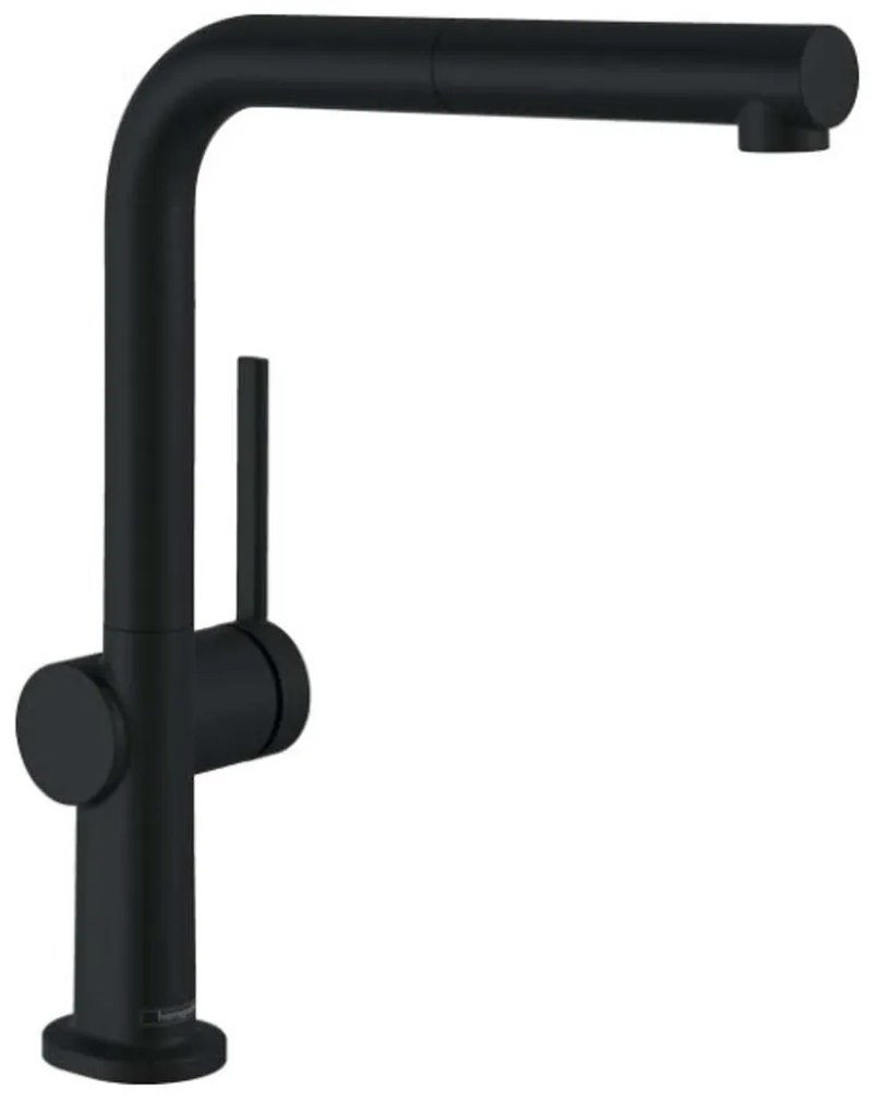 Hansgrohe Talis M54 - Dřezová baterie Talis s výsuvnou koncovkou, EcoSmart, matná černá 72845670