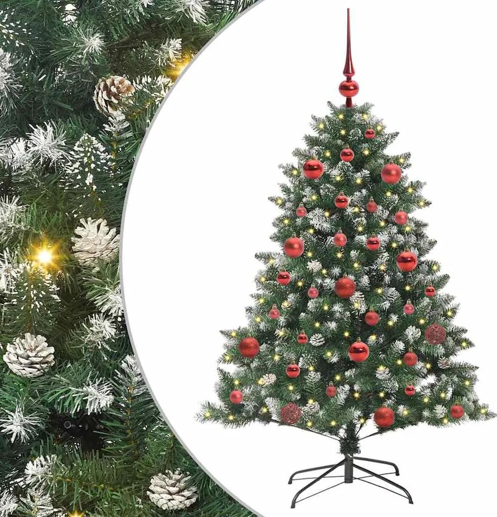 Umělý vánoční stromeček Zelená 150 cm PVC, plast a ocel 3395221