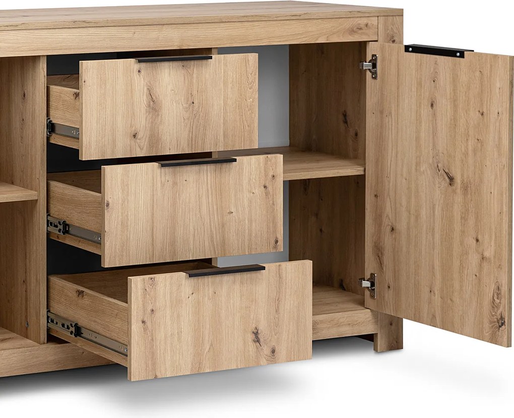 Komoda Houseland Tommy 01 160 cm dub artisan