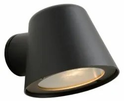 LUCIDE DINGO Wall Light LED GU10/4,5W IP44 Black, venkovní svítidlo