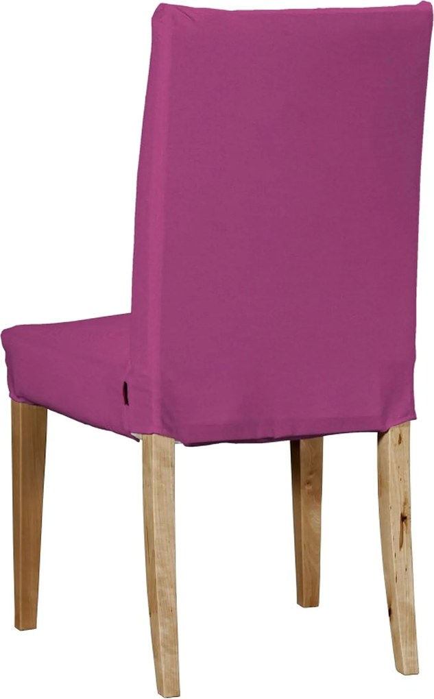 Potah na židli IKEA  Henriksdal, krátký barva růžová látka pletený vzor