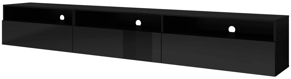 TV stolek Alease Typ 40 (černá + lesk černý). 1030547