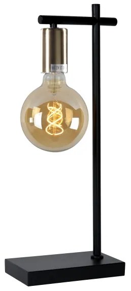 ONLI - Stolní lampa CROSS 1xE27/22W/230V černá/mosaz