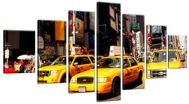 Obraz na plátně New York Taxi - Prayitno 210x100cm 821A_7A