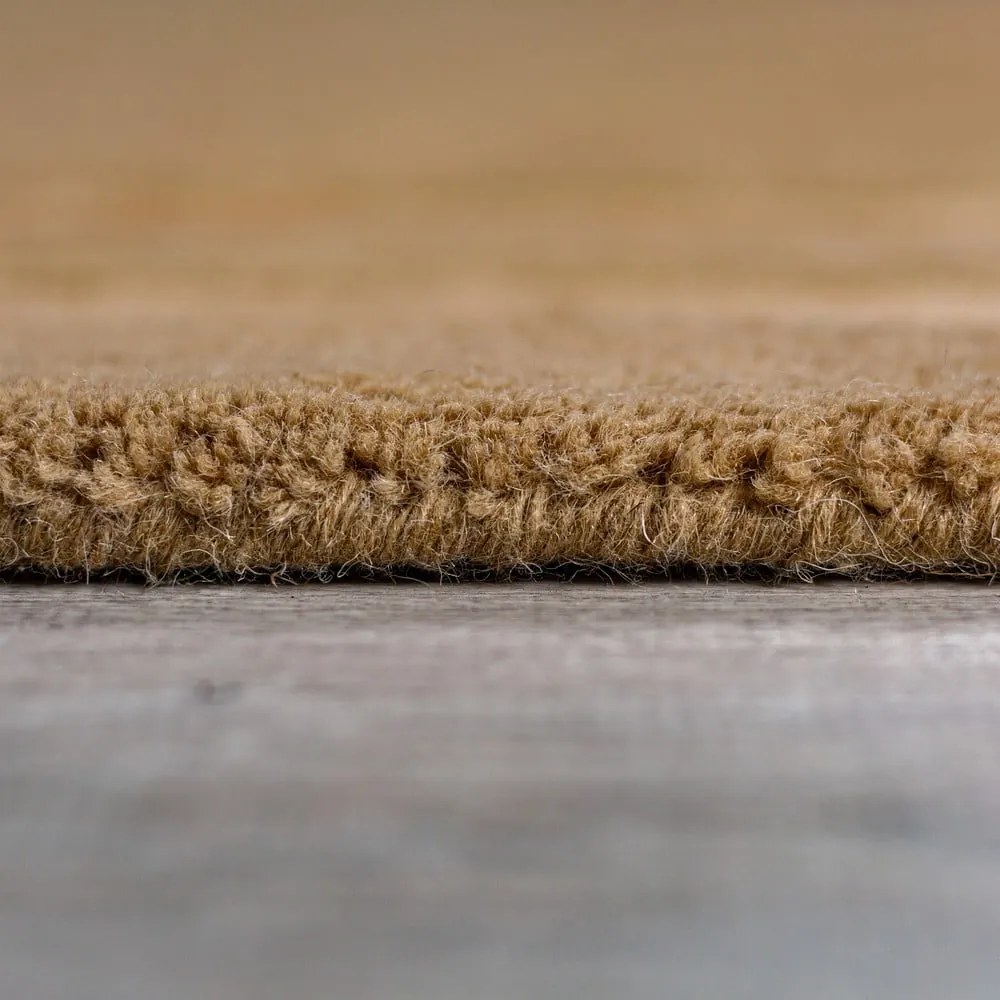 Hnědý ručně tkaný vlněný koberec 120x170 cm Gatsby – Flair Rugs