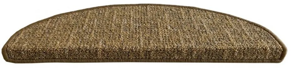 Vopi Nášlapy na schody Alassio zlatohnědé půlkruh, samolepící - 24x65 půlkruh (rozměr včetně ohybu)