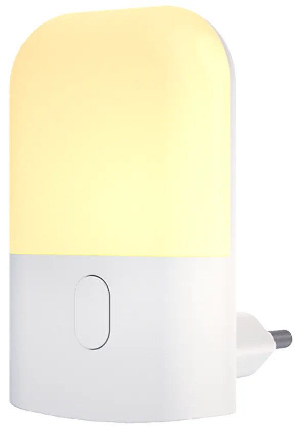 LED svítidlo do zásuvky Kama, 1x LED 0,5w, 2700k, w, senzor soumraku