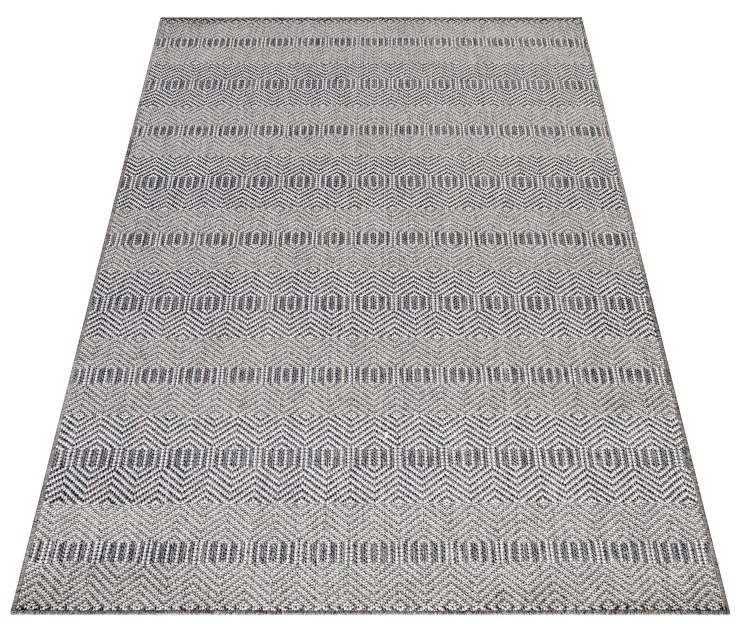 Ayyildiz, Kusový koberec Aruba 4903 grey – na ven i na doma, 200x290, šedá, chodba / předsíň