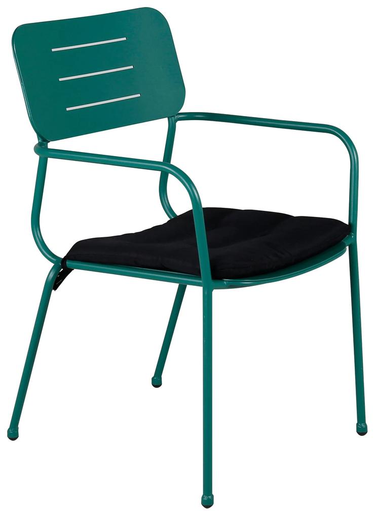Jídelní židle Nicke, 2ks, zelená
