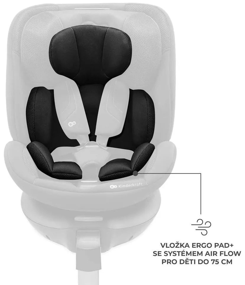 Kinderkraft Autosedačka Xrider 2 i-size  40 - 125 cm Grey