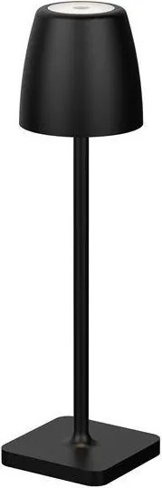 NV 9223411 Venkovní stolní lampa COLT černý litý hliník a akryl LED 2W 3000K IP54 62st. 5V DC vypínač na těle USB kabel stmívatelné - NOVA LUCE
