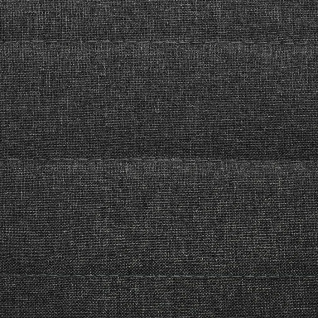 Jídelní židle 4 ks tmavě šedé textil 246180