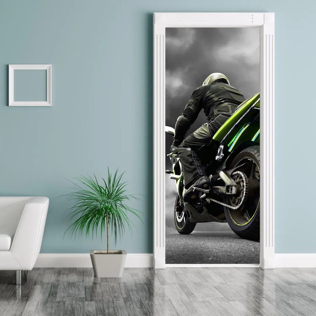 Fototapeta na dveře - motorka (95x205cm)