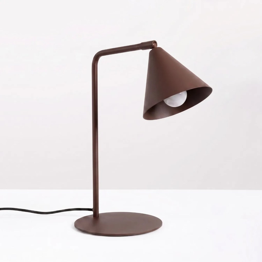 Sollux Lighting Stolní lampa NOX hnědá